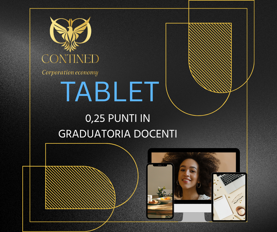 Corso Online Uso Didattico del TABLET – Contined Corporation Economy s.r.l.